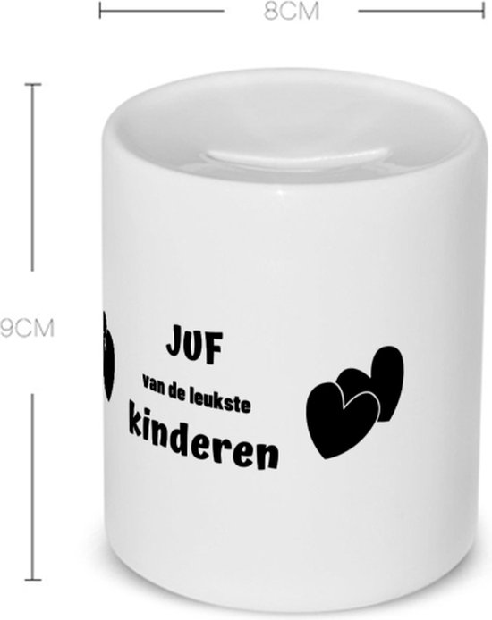 Akyol - juf van de leukste kinderen Spaarpot - Juf - de leukste juf ...