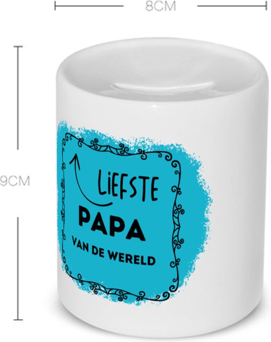 Akyol - liefste papa van de wereld Spaarpot - Papa - de liefste vader - vader... | bol