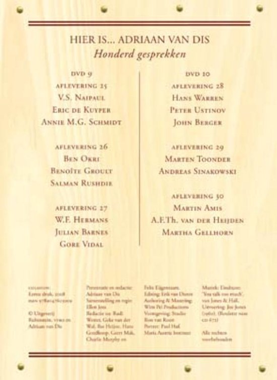 Hier is.... Adriaan van dis 5, A. van Dis | 9789047603009 | Boeken ...