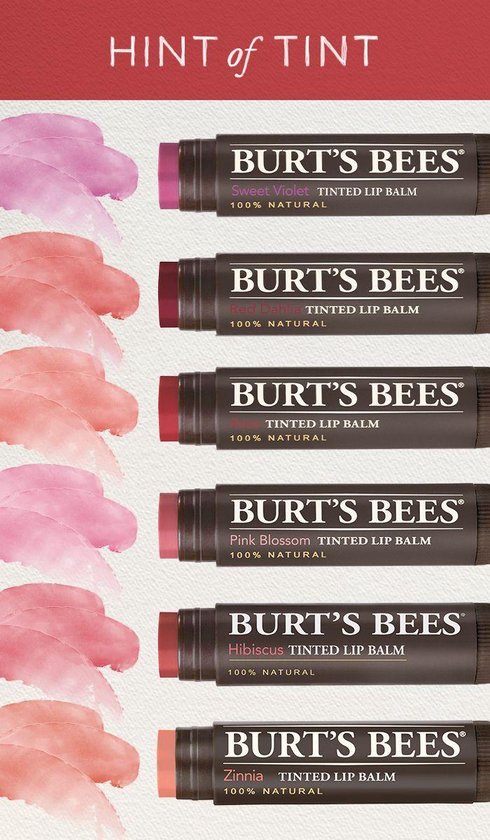 bol.com | Burt's Bees Tinted Lip Balm - Red Dahlia