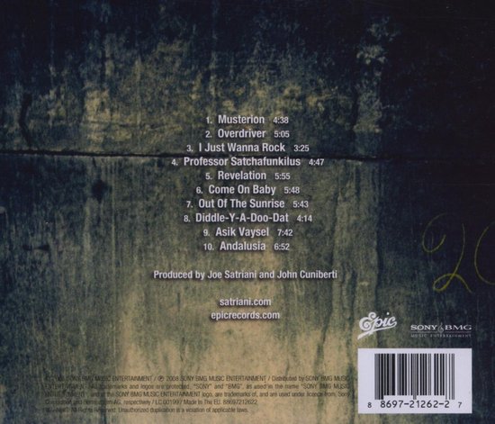Professor Satchafunkilus And The Musterion Of Rock, Joe Satriani | CD ...