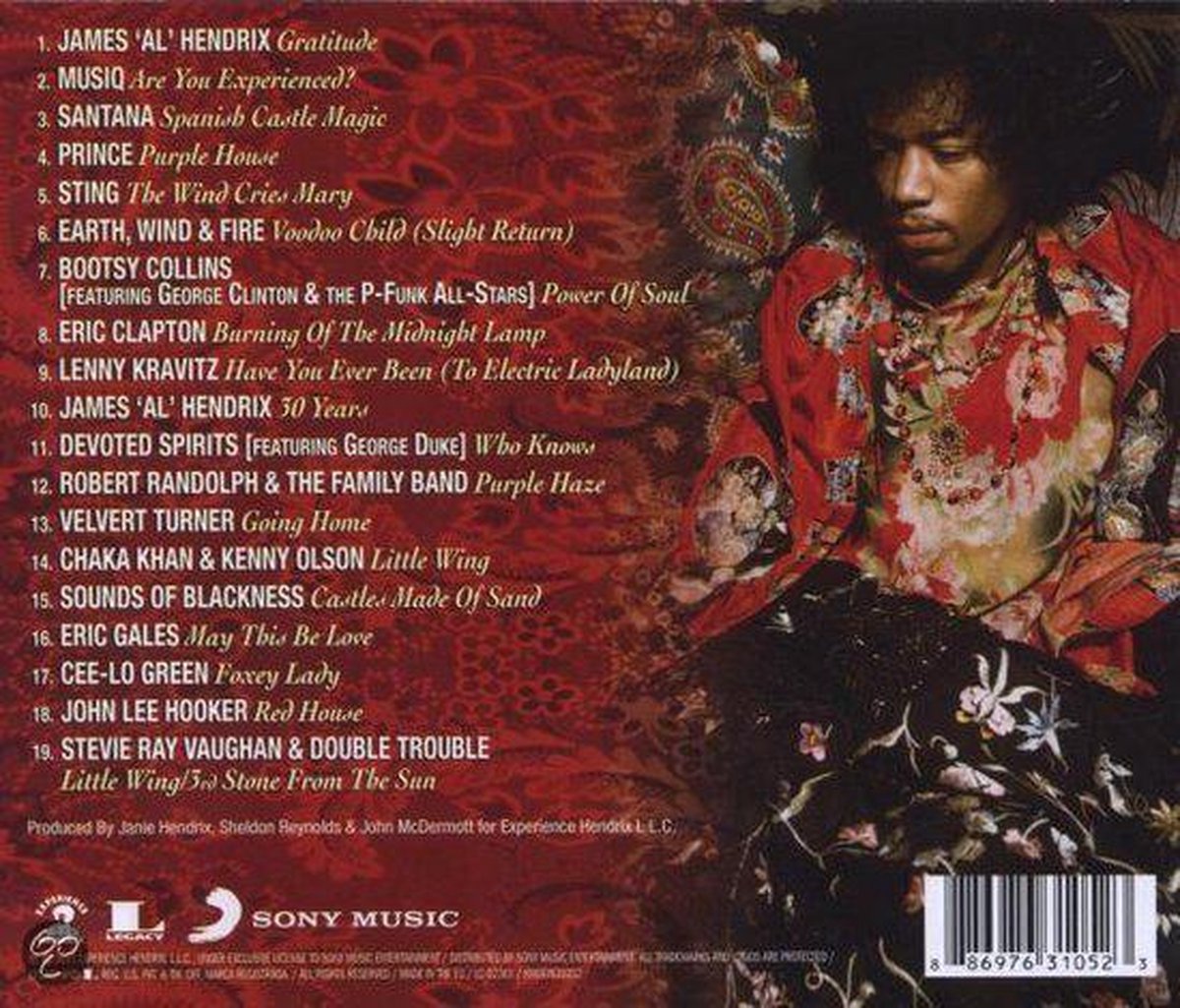 Power Of Soul: A Tribute To Jimi Hendrix, various artists | CD (album ...