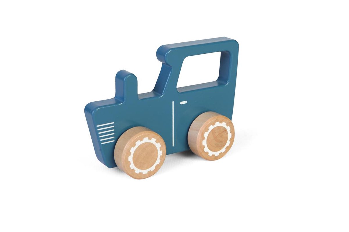 Little Dutch Speelgoed Houten Tractor - Blauw | bol