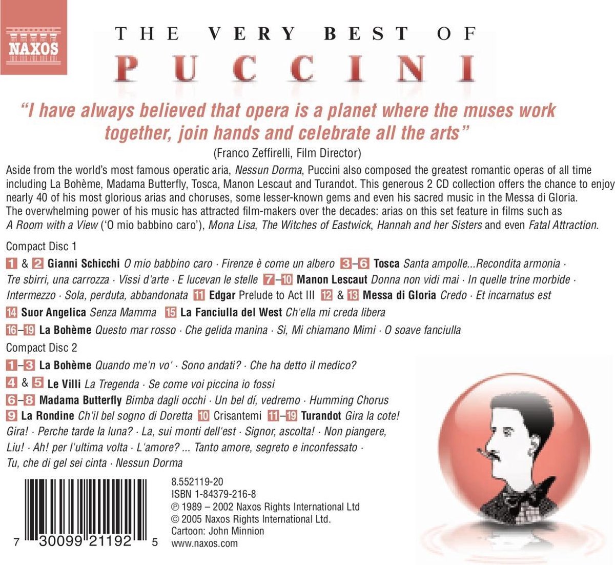 Various Artists - The Very Best Of Puccini (2 CD), various artists ...