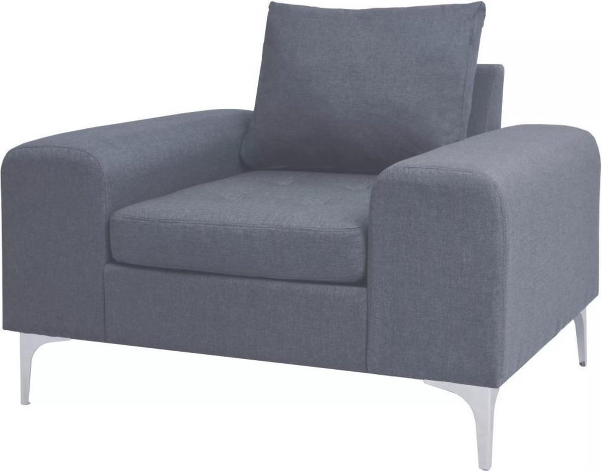 Luxe Fauteuil Grijs / Loungestoel / Lounge stoel / Relax stoel / Chill ...