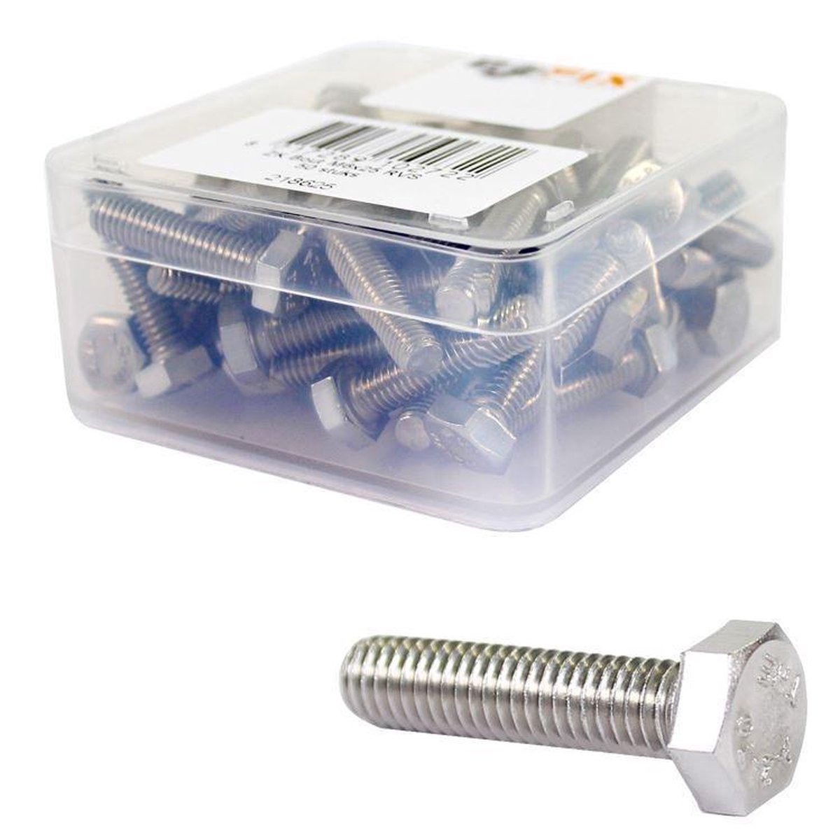 Bofix Zeskant Bout M6 X 25 Mm Rvs 50 Stuks (218625) | bol.com