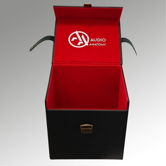 Audio Anatomy Record Case - 7inch Vinyl - Vintage - Zwart | bol