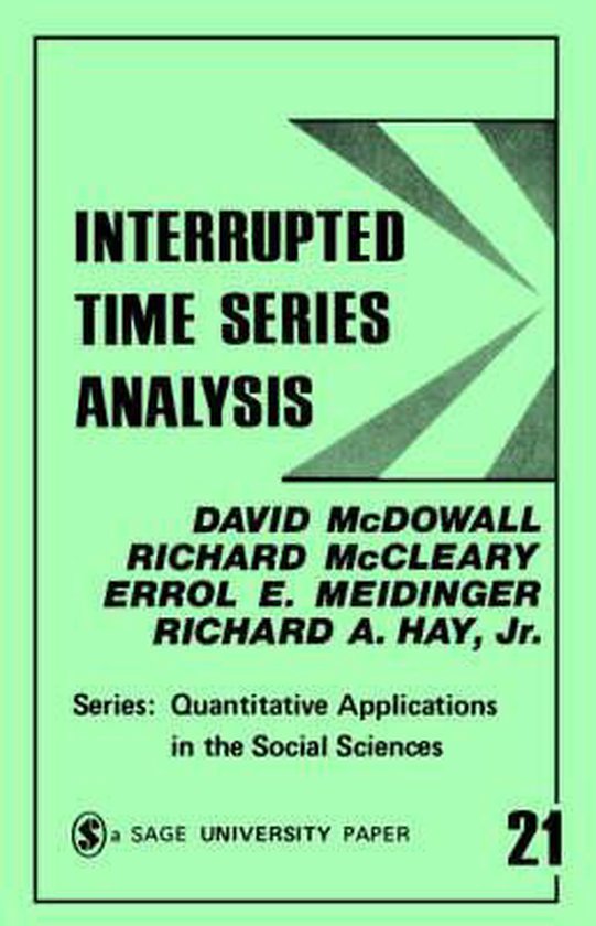 Interrupted Time Series Analysis | 9780803914933 | David Mcdowall ...