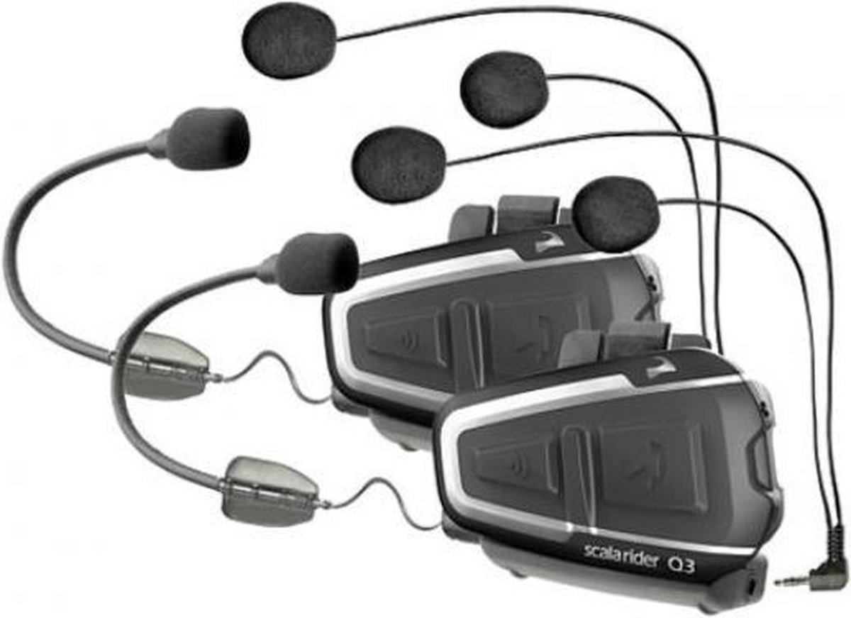 Cardo Q3 MultiSet, Draadloos, Headset, Zwart | bol.com