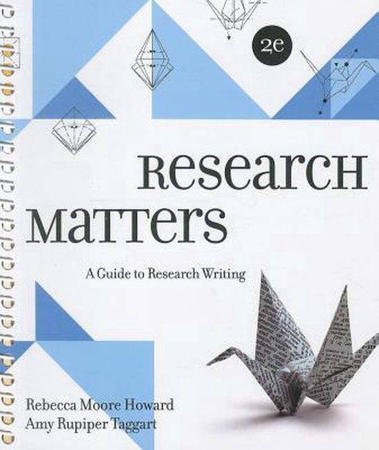 Research Matters | 9780073405940 | Rebecca Moore Howard | Boeken | bol.com