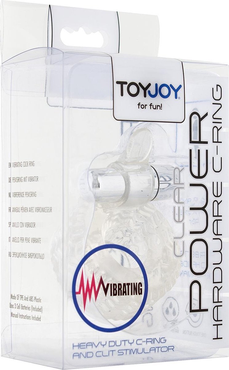 TOYJOY MANPOWER-POWER HARDWARE C-RING CLEAR-Penisring | bol.com
