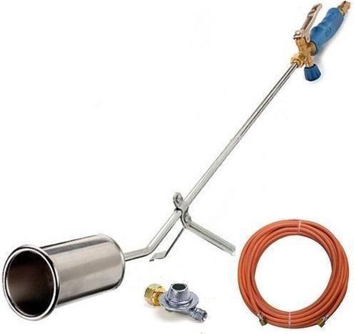 CFH ST1000 dakbrander met 5 meter gasslang en drukregelaar | bol.com