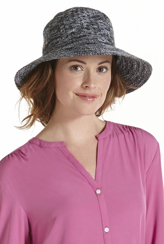 Coolibar - Marina zonnehoed - Grijs - maat 58CM | bol