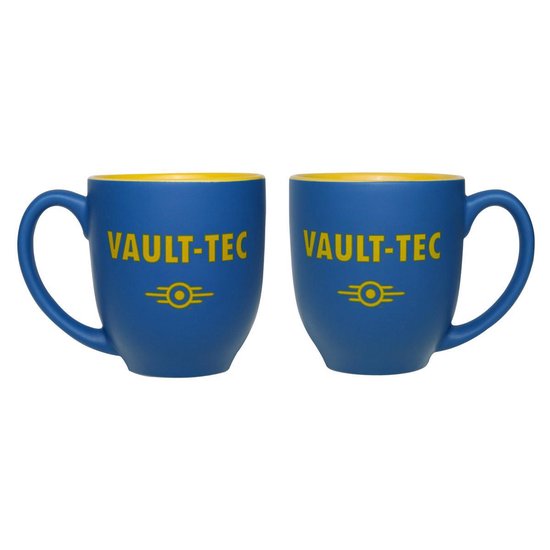 Fallout Oversized Mug Vault-tec Blue / Yellow | bol