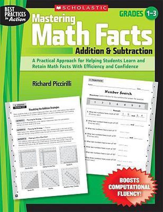 Mastering Math Facts | 9780545064057 | Richard Piccirilli | Boeken | bol