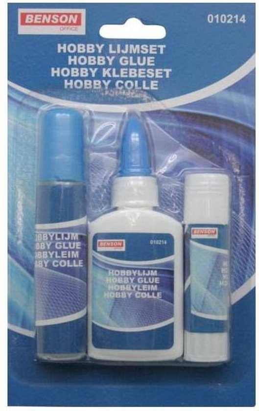 Hobby Lijm Set (3 Delig) | bol.com