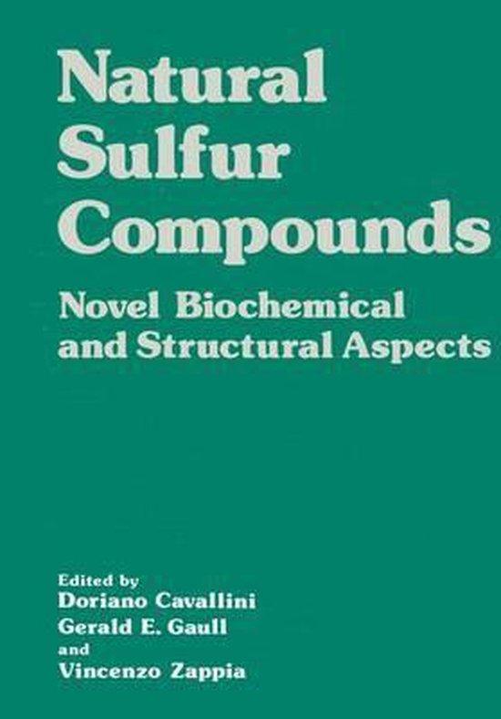 Natural Sulfur Compounds | 9780306403354 | Boeken | bol