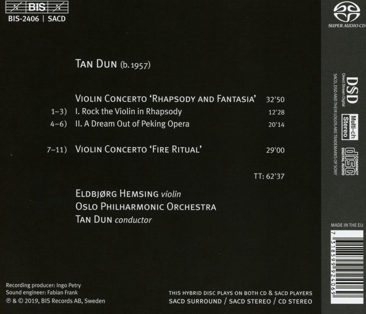 Eldbjorg Hemsing, Oslo Philharmonic Orchestra, Tan Dun - Dun: Fire ...