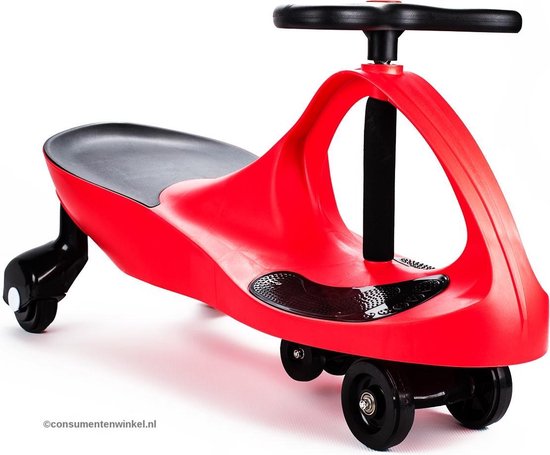 TWIST CAR loopfiets Balans Fiets PO-6161 - 6 wielen - rood | bol.com