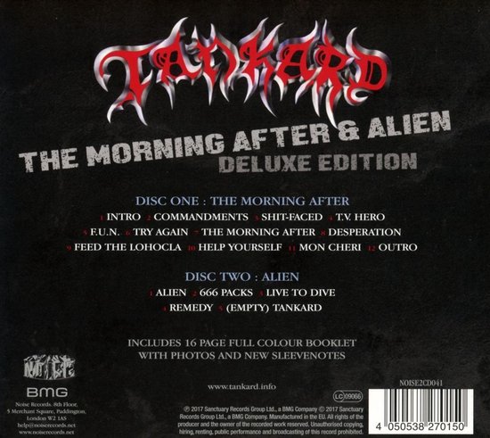 The Morning After + Alien E.P., Tankard | Muziek | bol