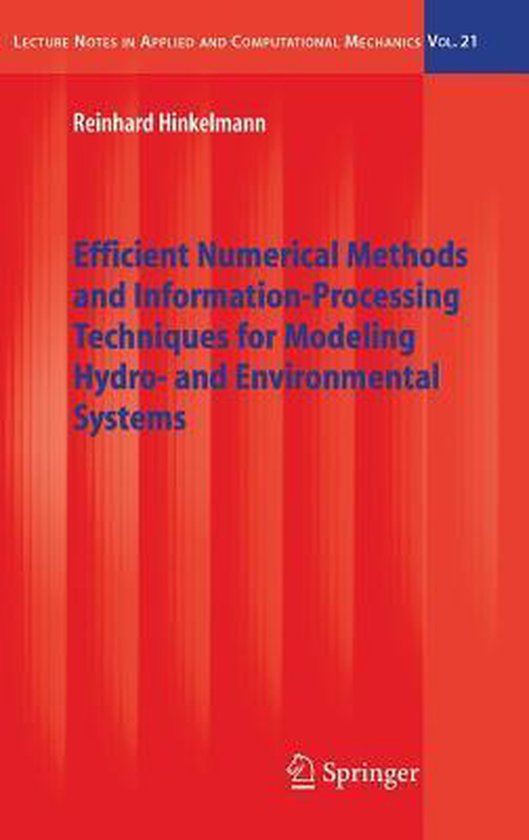 Efficient Numerical Methods and Information-Processing Techniques for Modeling Hydro-... | bol.com
