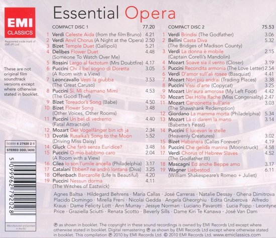 Essential Opera, various artists | CD (album) | Muziek | bol