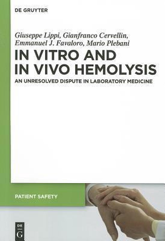 In Vitro and In Vivo Hemolysis | 9783110246131 | Giuseppe Lippi ...