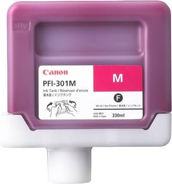 Canon PFI-301M - Inktcartridge / Pigment Magenta | bol.