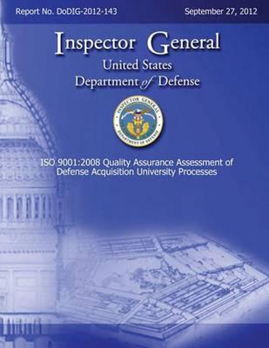 ISO 9001, Department Of Defense | 9781482318524 | Boeken | bol.com