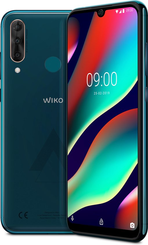 Wiko View 3 Pro - 128+6 GB - Blauw | bol.com