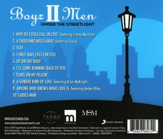 Under The Streetlight, Boyz Ii Men | Muziek | bol