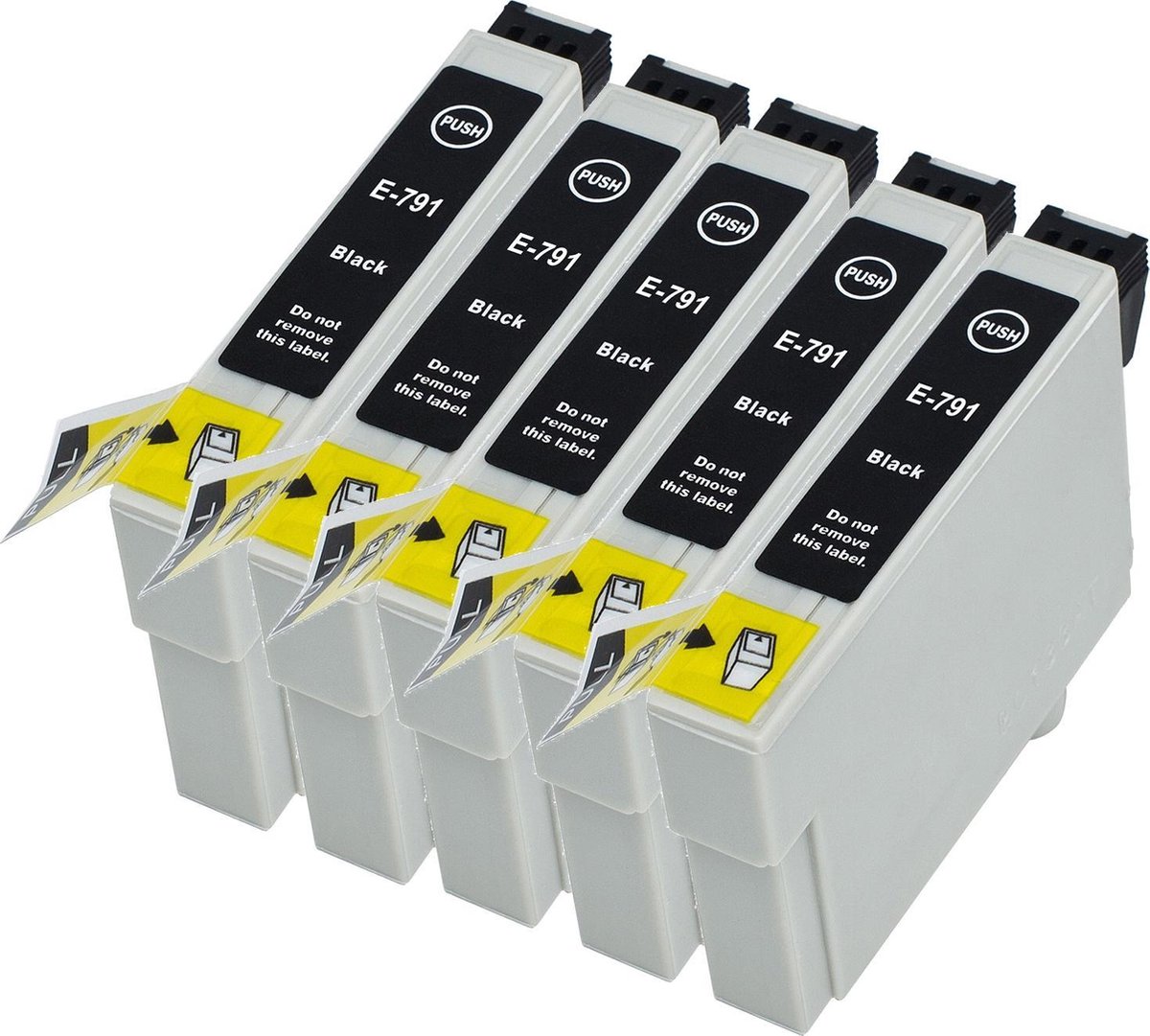 Ink Hero - 5 Blacks - Cartouche d'encre / Alternatief pour Epson Stylus ...