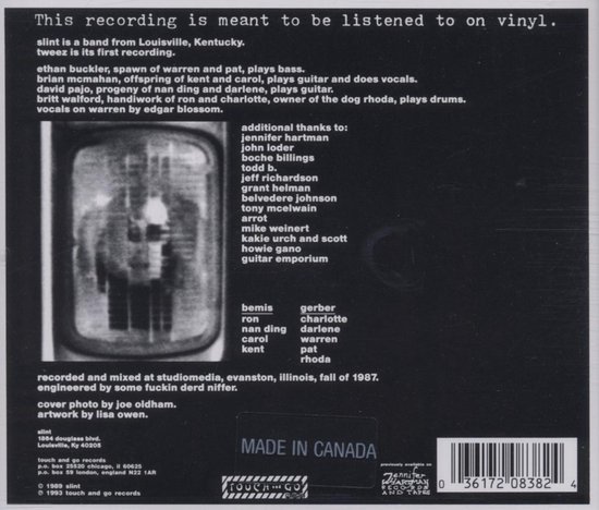 Slint - Tweez (CD), Slint | Muziek | bol