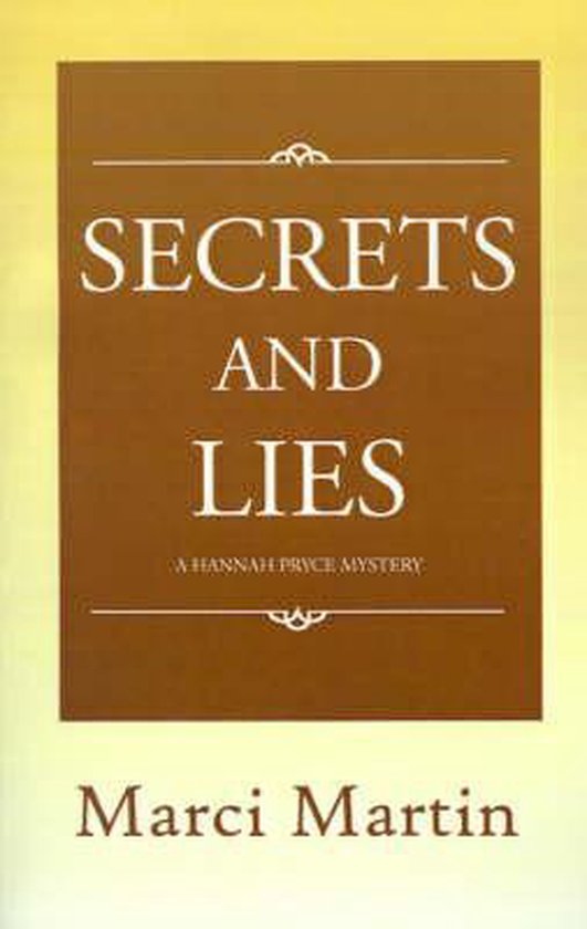 Hannah Pryce Mysteries- Secrets and Lies, Marci Martin | 9780738843513 ...