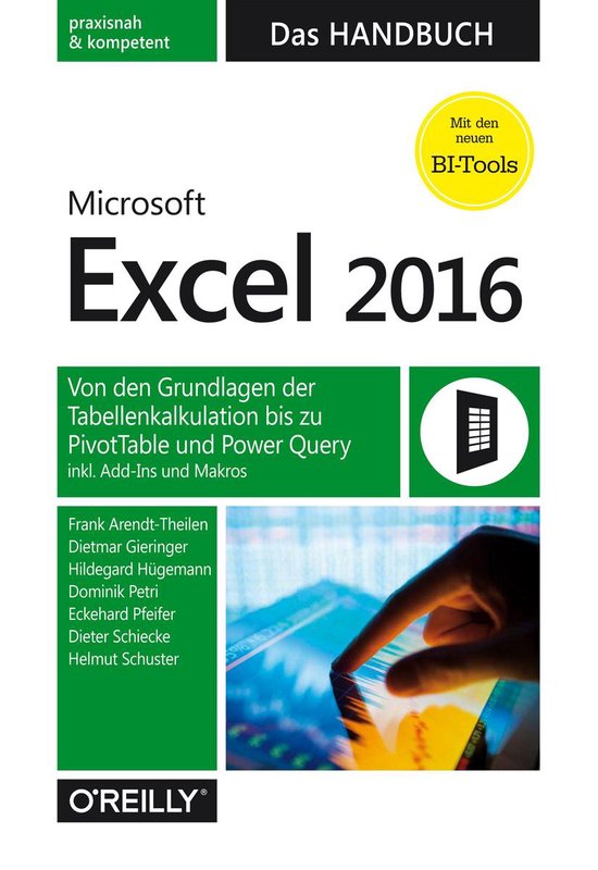 Handbuch - Microsoft Excel 2016 – Das Handbuch (ebook), Frank Arendt ...