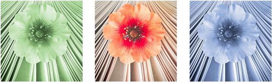 Diamond Painting 3-luik Duotone Flower - vanaf 3x 30 x 30 cm | bol.com