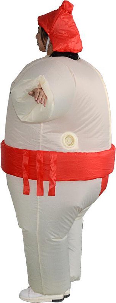 Opblaasbaar Sumo worstelaar met rode band kostuum | Carnaval | Met ...