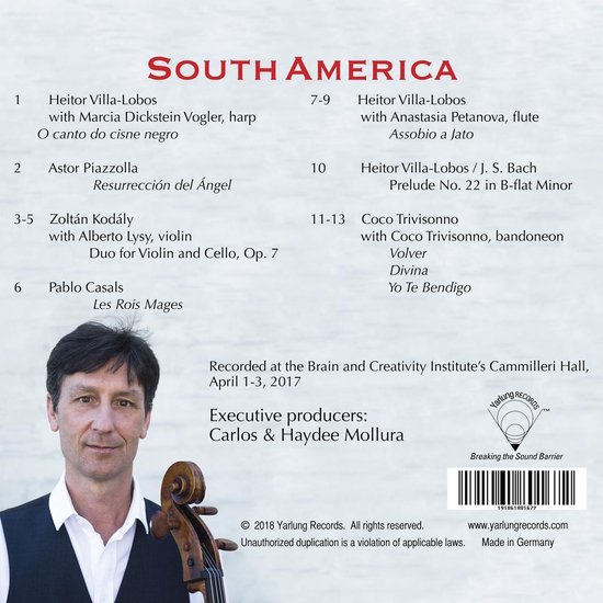 Alberto Lysy & Antonio Lysy - South America (CD), Antonio Lysy | Muziek ...