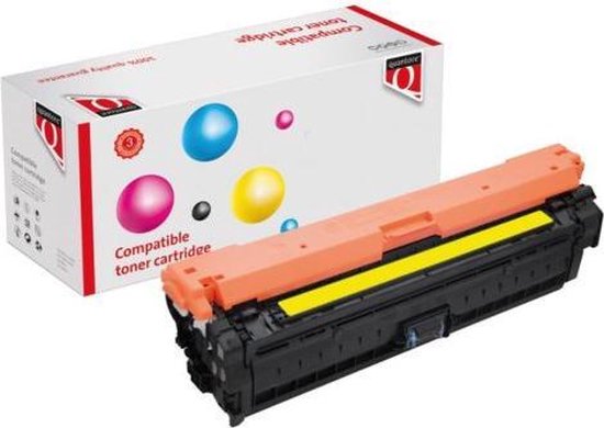 Tonercartridge qua hp ce742a 7.3k geel | bol.com
