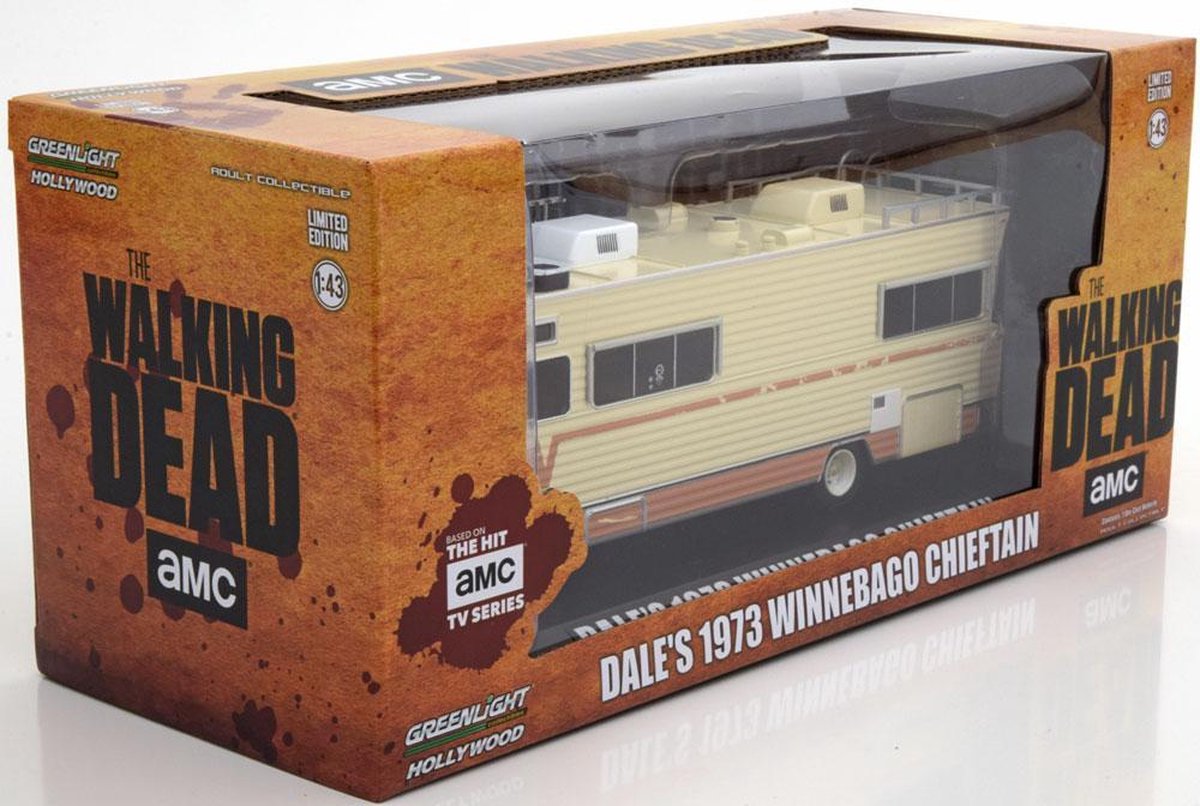 bol.com | Dale's 1973 Winnebago Chieftain The Walking Dead 1:43 Greenlight