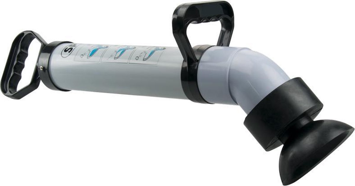 Vacuumpomp PRO handontstopper SPR05 + 3 Hulpstukken - Afvoerontstopper ...
