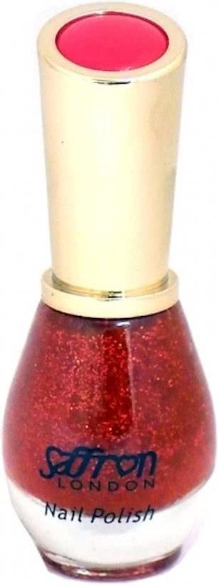 Party glitter nagellak rood | bol