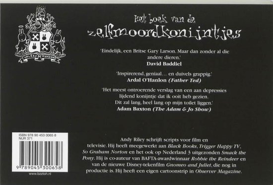 Het boek van de zelfmoordkonijntjes, Andy Riley | 9789045300658 ...