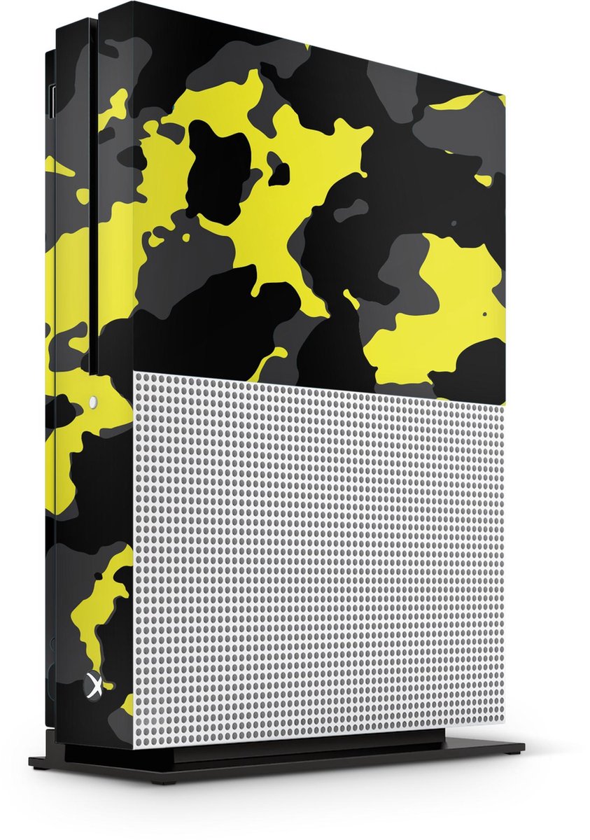 Xbox One S Console Skin Camouflage Geel | bol.com