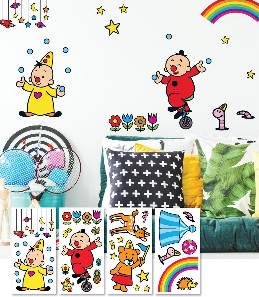 STUDIO 100 BUMBA MUURSTICKERS KINDERKAMER BABYKAMER STICKERS- KINDER ...