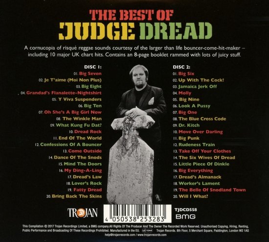 The Best Of, Judge Dread | Muziek | bol