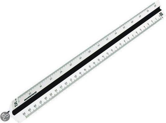 Rumold Schaalstok 3-kantig 150/30 6 30cm | bol.com