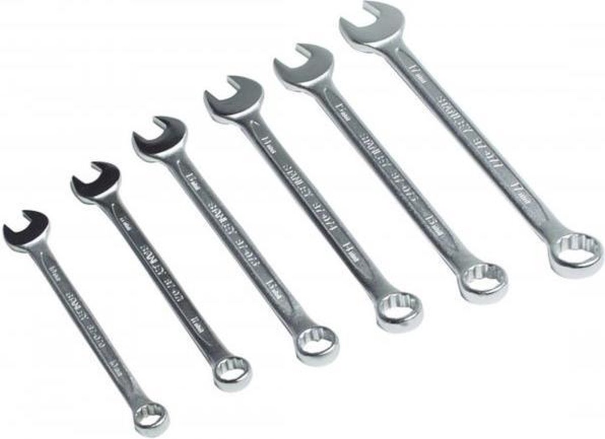 Stanley Ring Steeksleutel Set – Ringsteeksleutelset – 10 t/m 17 mm – 6 ...