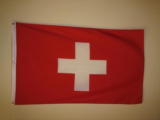 Zwitserse vlag van Zwitserland 90 x 150 cm | bol.com