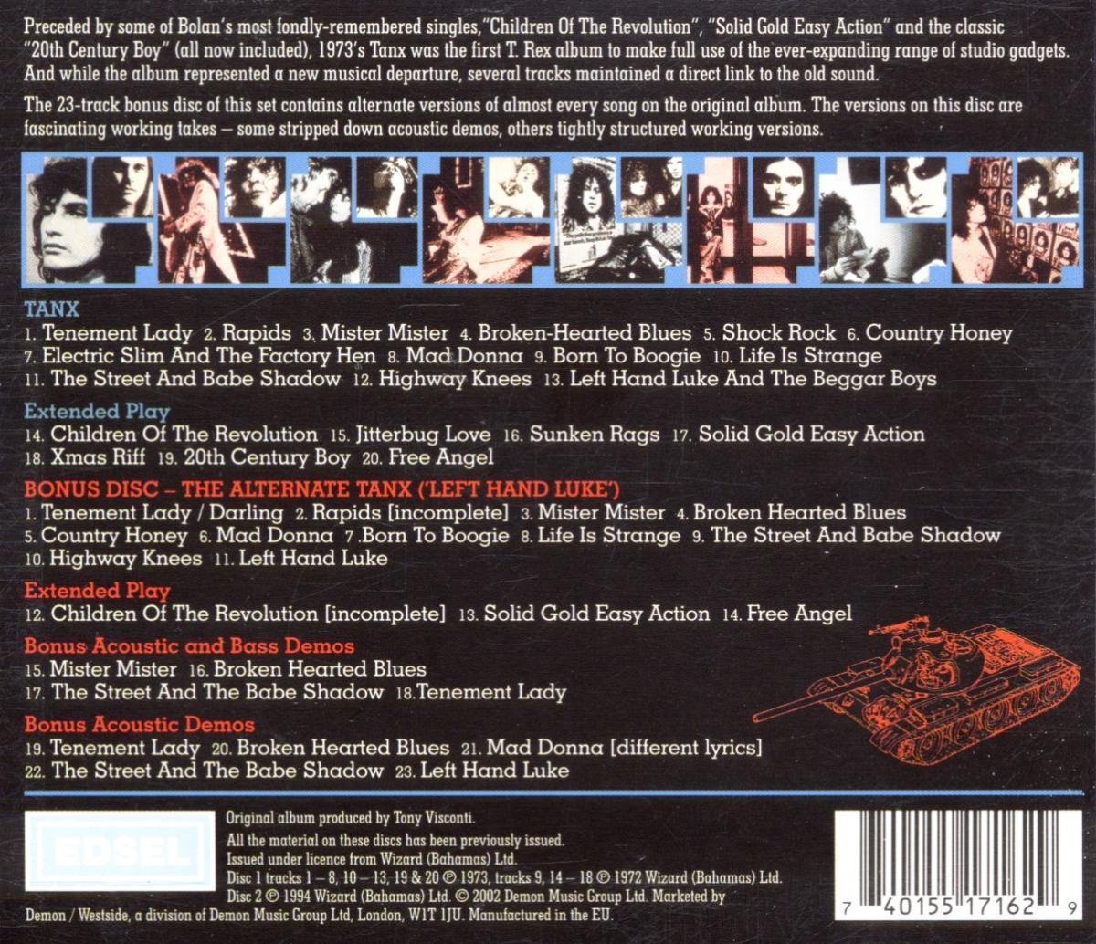 Tank, T. Rex | CD (album) | Muziek | bol
